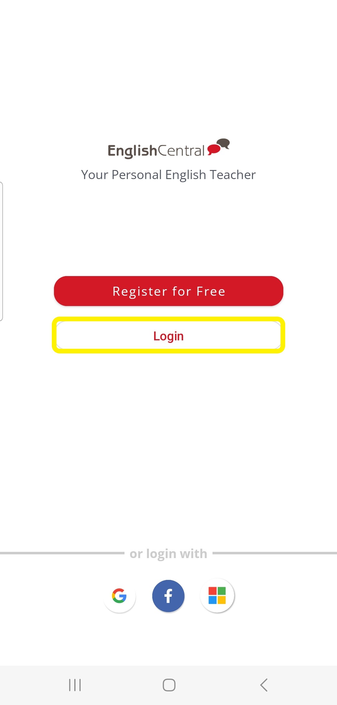 How do I schedule the Level Test on an Android device? | Spot On Learning